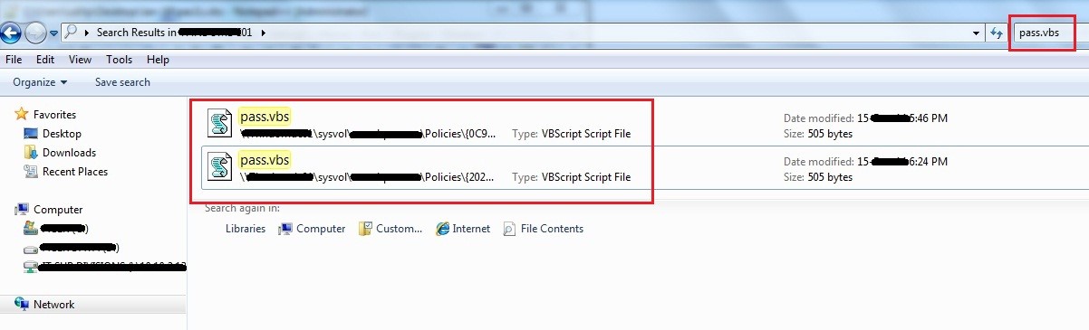 Hunting Passwords In SYSVOL - Network Intelligence