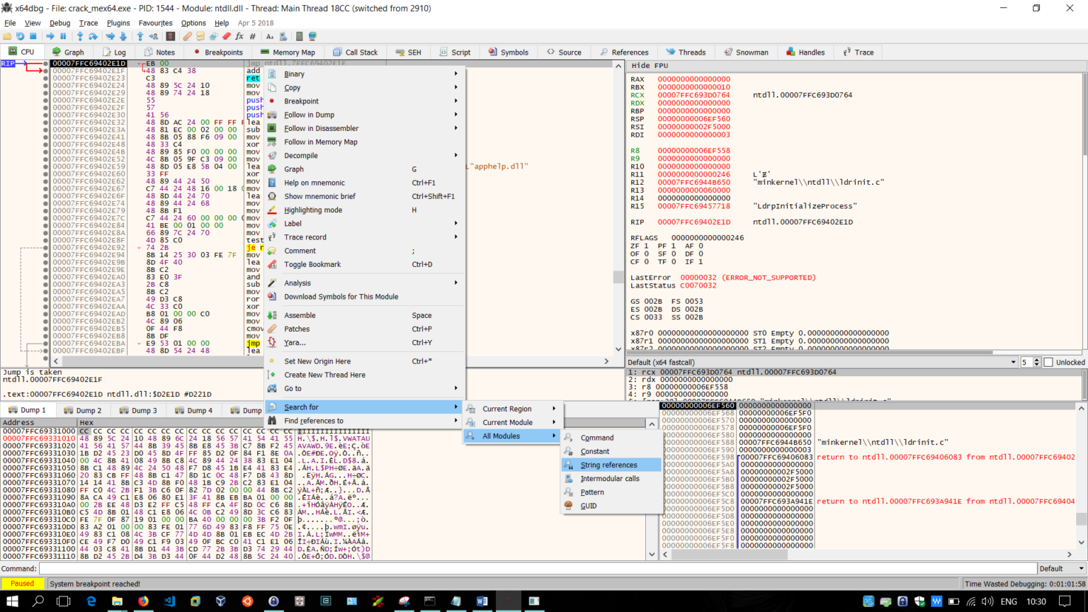 Reverse Engineering x64 for Beginners – Windows Network